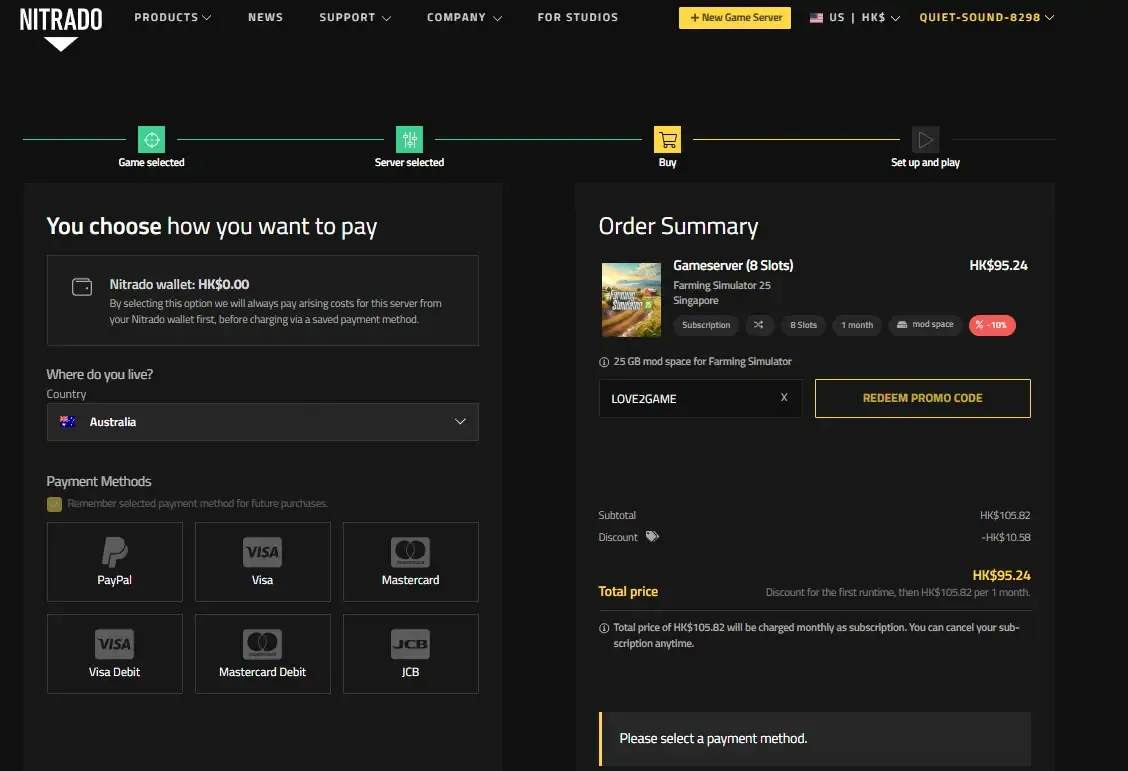 60% OFF Nitrado Coupon Codes - January 2026 Promo Codes